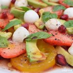 Fattoush, an Arab/Levantine bread salad with Sumac